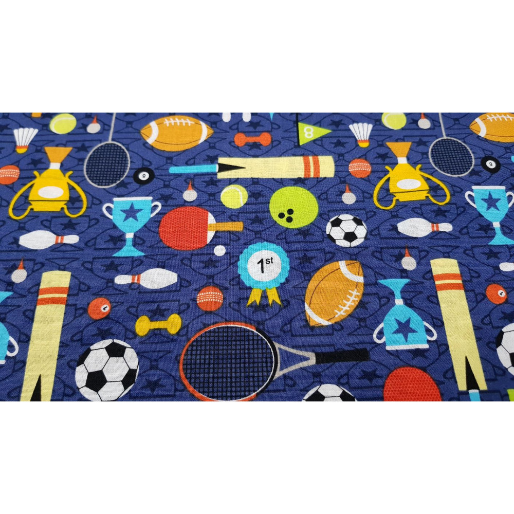 Tela Algodón Día de Deportes | Tienda de telas Textil Siles