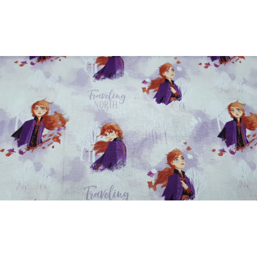 Cotton Disney Frozen 2 Anna fabric | Textil Siles fabric store
