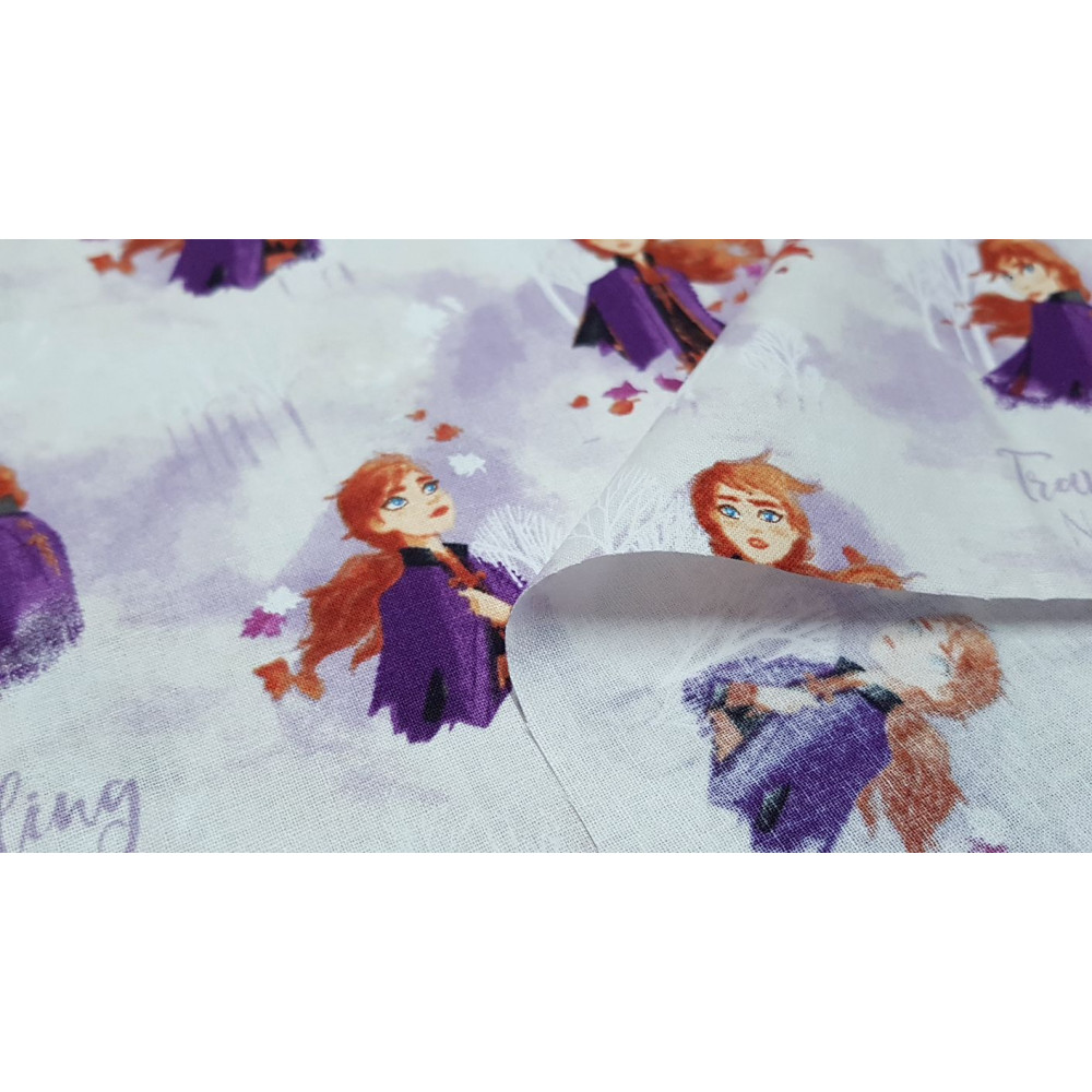 Cotton Disney Frozen 2 Anna fabric | Textil Siles fabric store