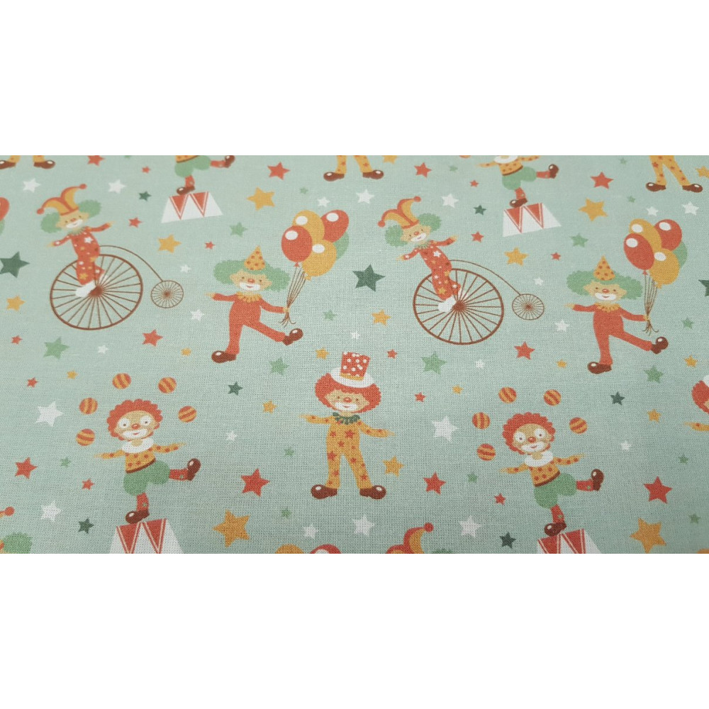 Tejido Algodón Circus Payasos | Tienda de telas Textil Siles