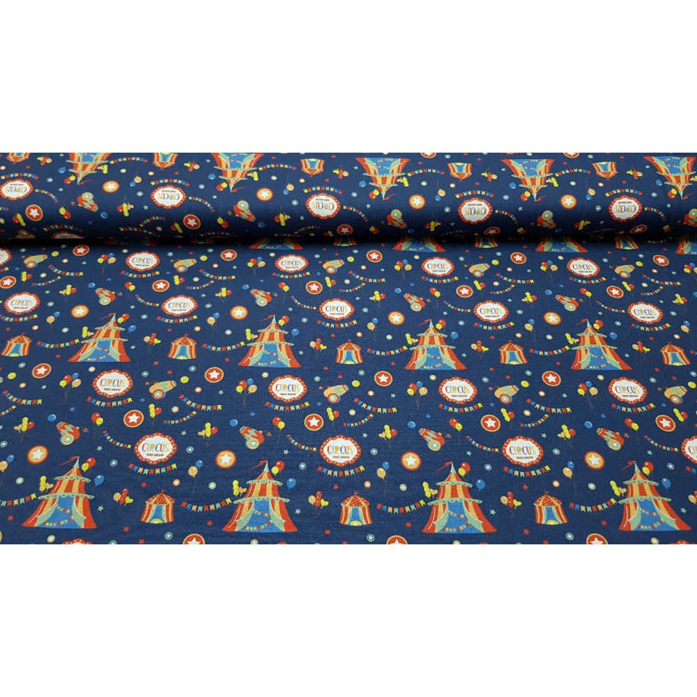 Tejido Algodón Circus Carpas | Tienda de telas Textil Siles