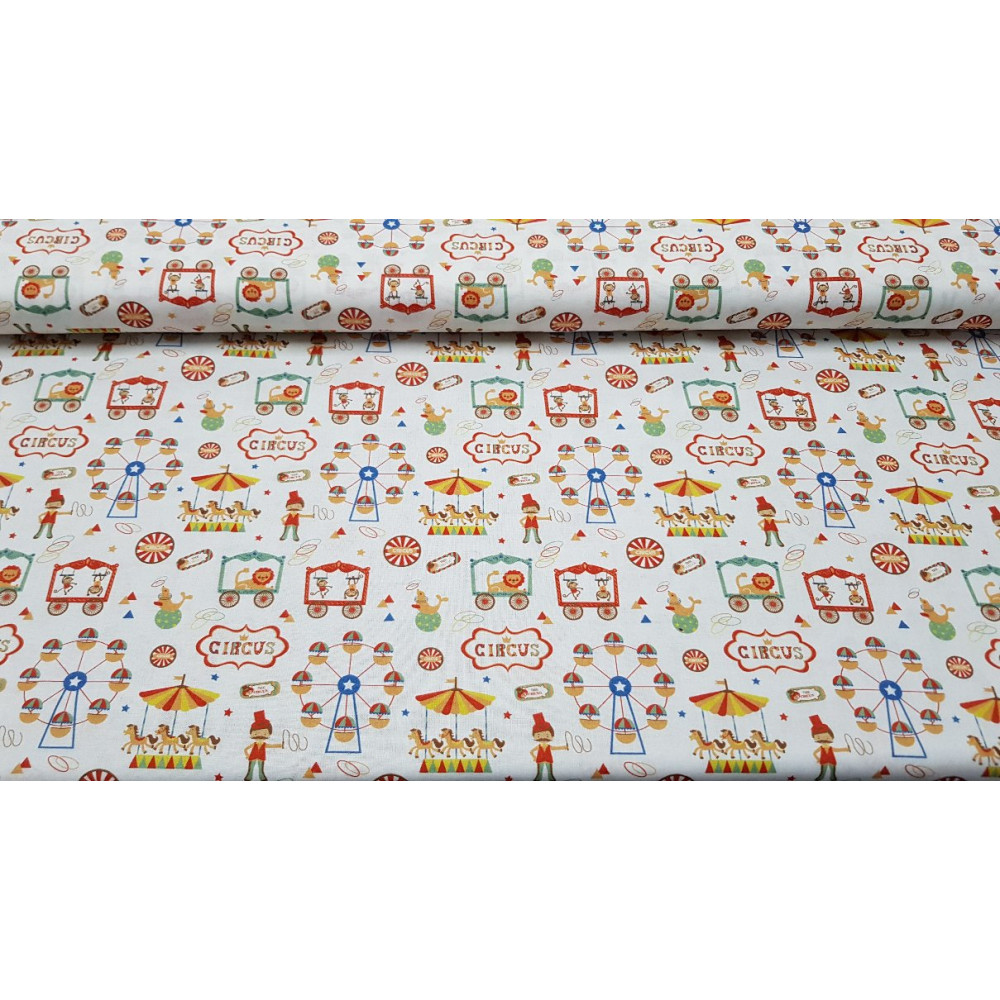 Tela Algodón Circus Feria | Tienda de telas Textil Siles