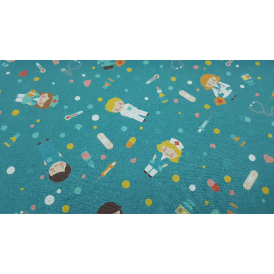 Tela Algodón Medicina Hospital - Comprar telas - Textil Siles