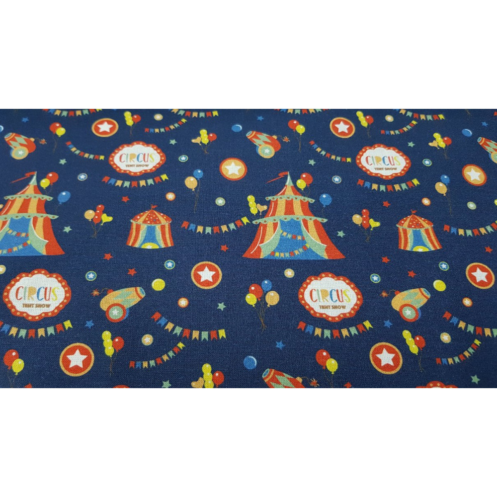 Tejido Algodón Circus Carpas | Tienda de telas Textil Siles