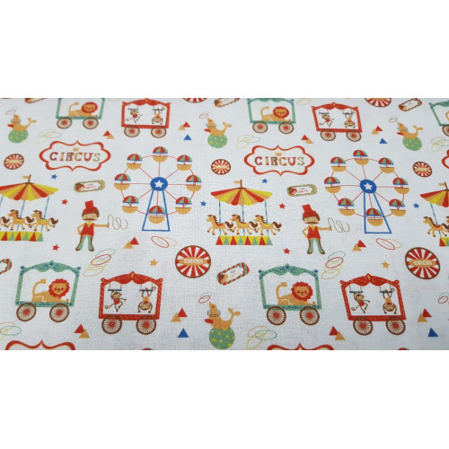 Tela Algodón Circus Feria | Tienda de telas Textil Siles