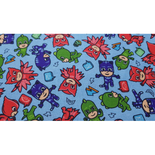 Cotton PJ Masks Rays fabric | Textil Siles fabric store