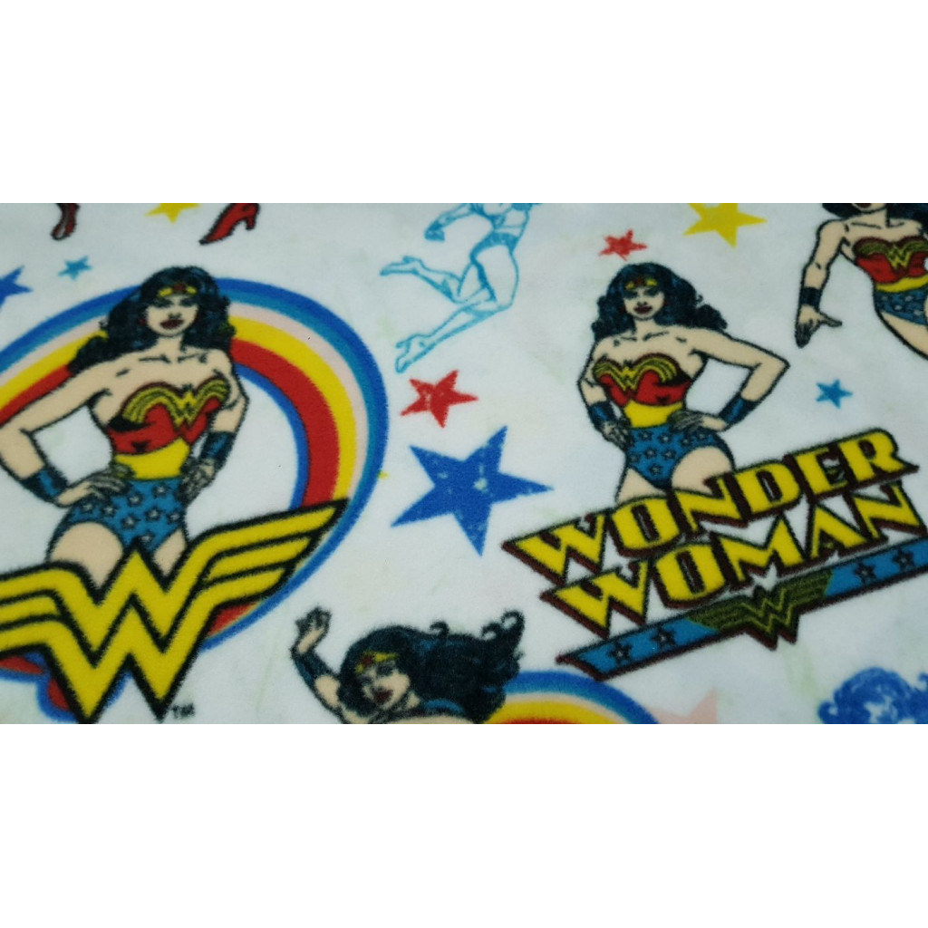 Poly Fleece Wonder Woman fabric | Textil Siles fabric store
