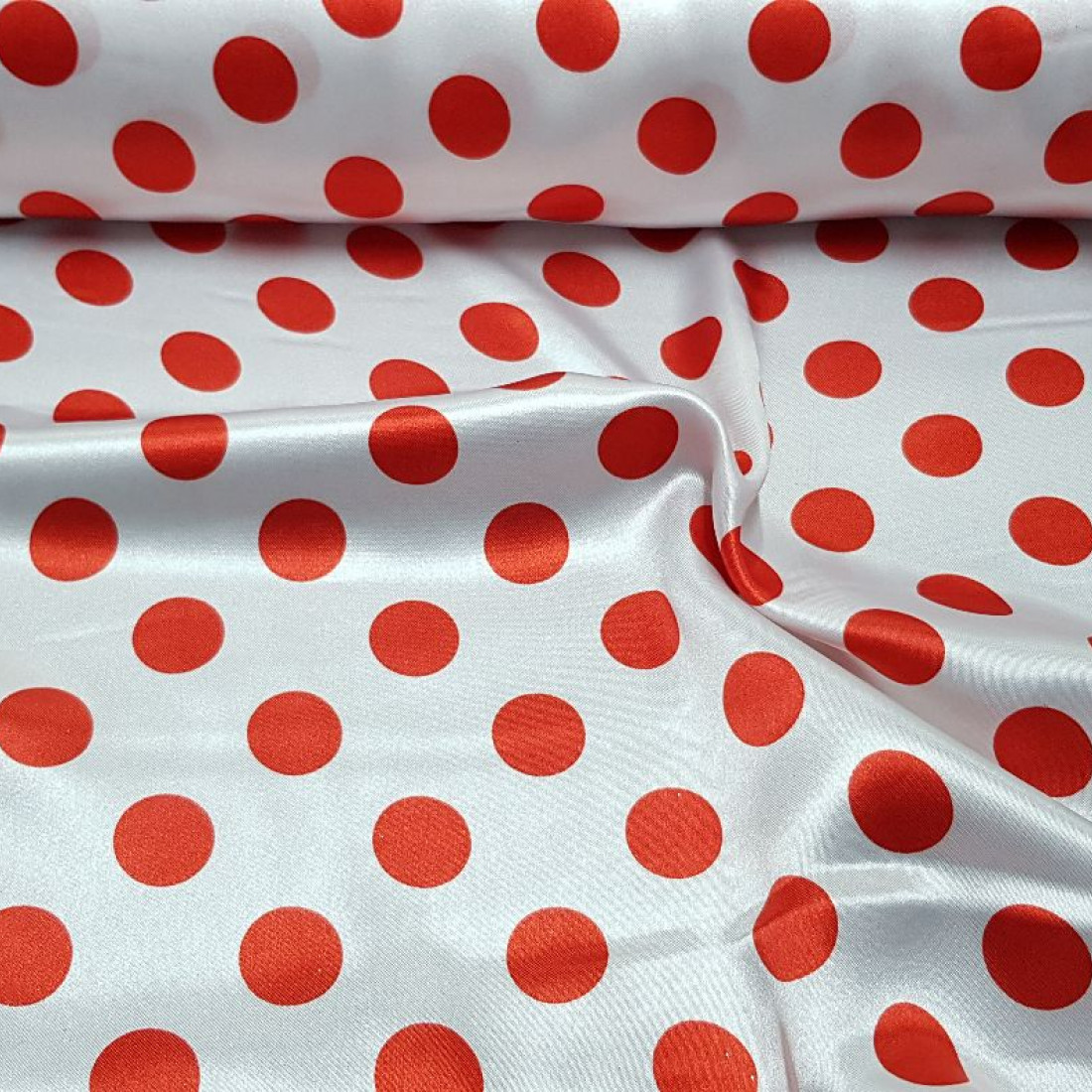 Tela Raso Lunares | Tienda de telas Textil Siles