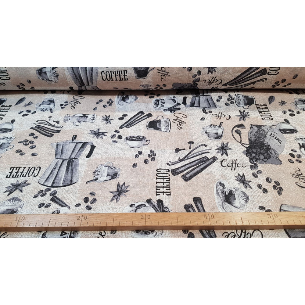 Tela Loneta Café | Tienda de telas Textil Siles