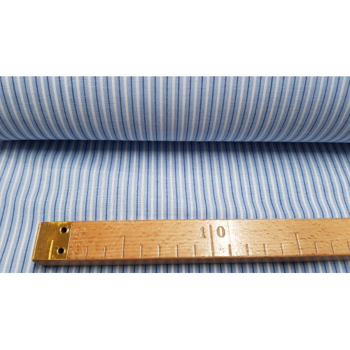 Tejido OUTLET Rayas Azul y Blanco | Tienda de telas Textil Siles