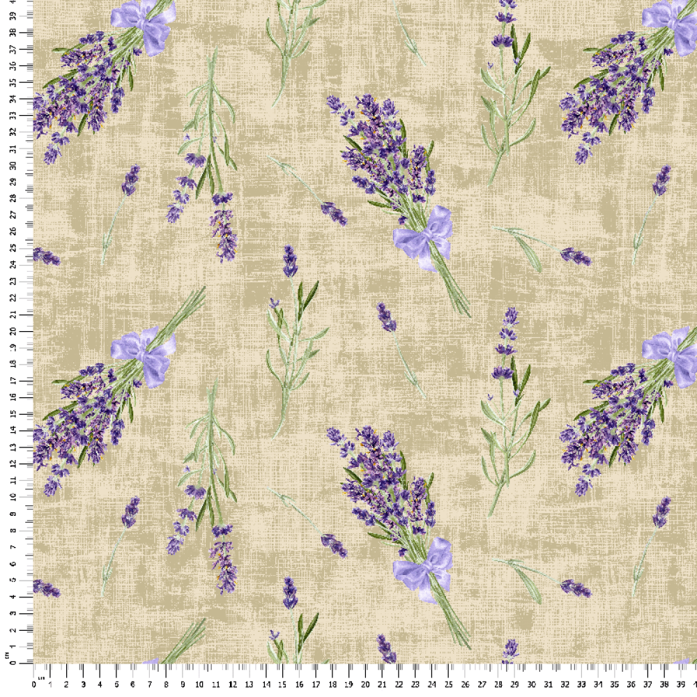 Canvas Lavender Plant fabric | Textil Siles fabric store