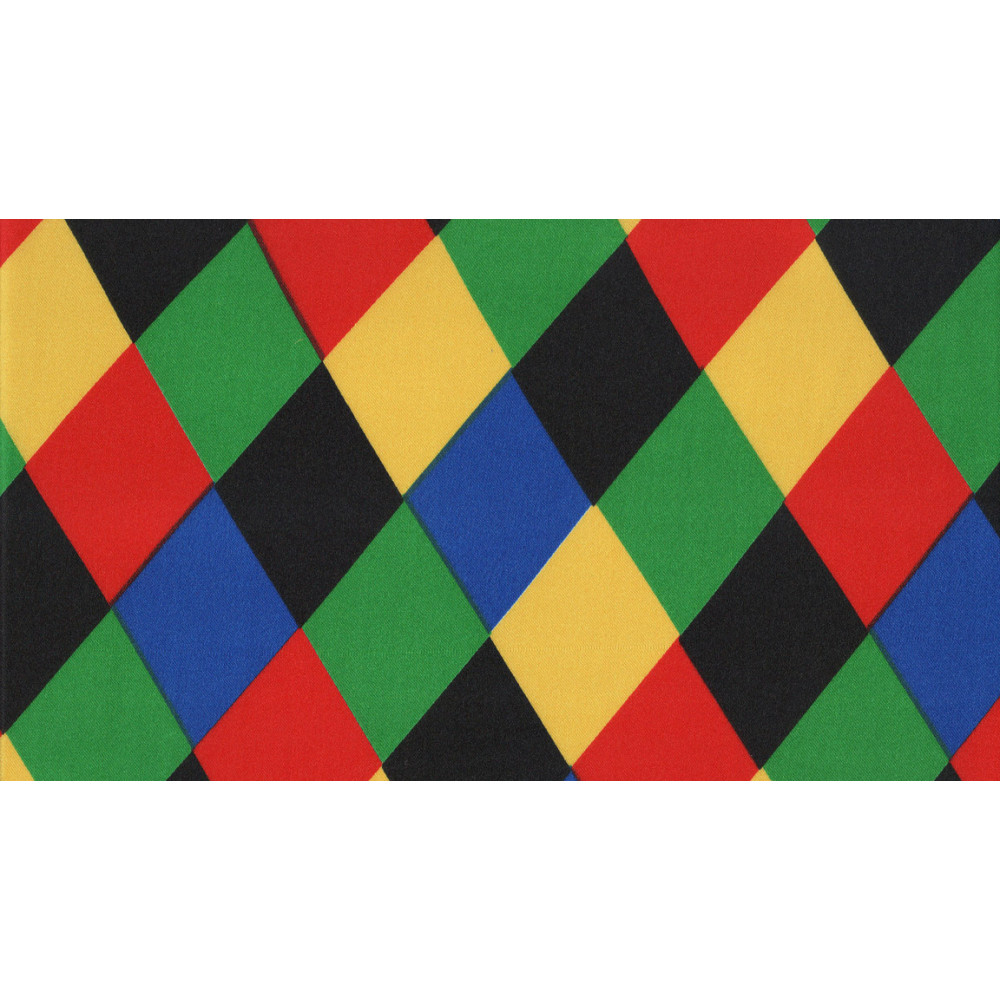 Tela Raso Rombos Colores | Tienda de telas Textil Siles